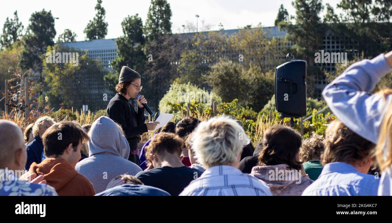 Man speak school assembly hi-res stock photography and images - Alamy