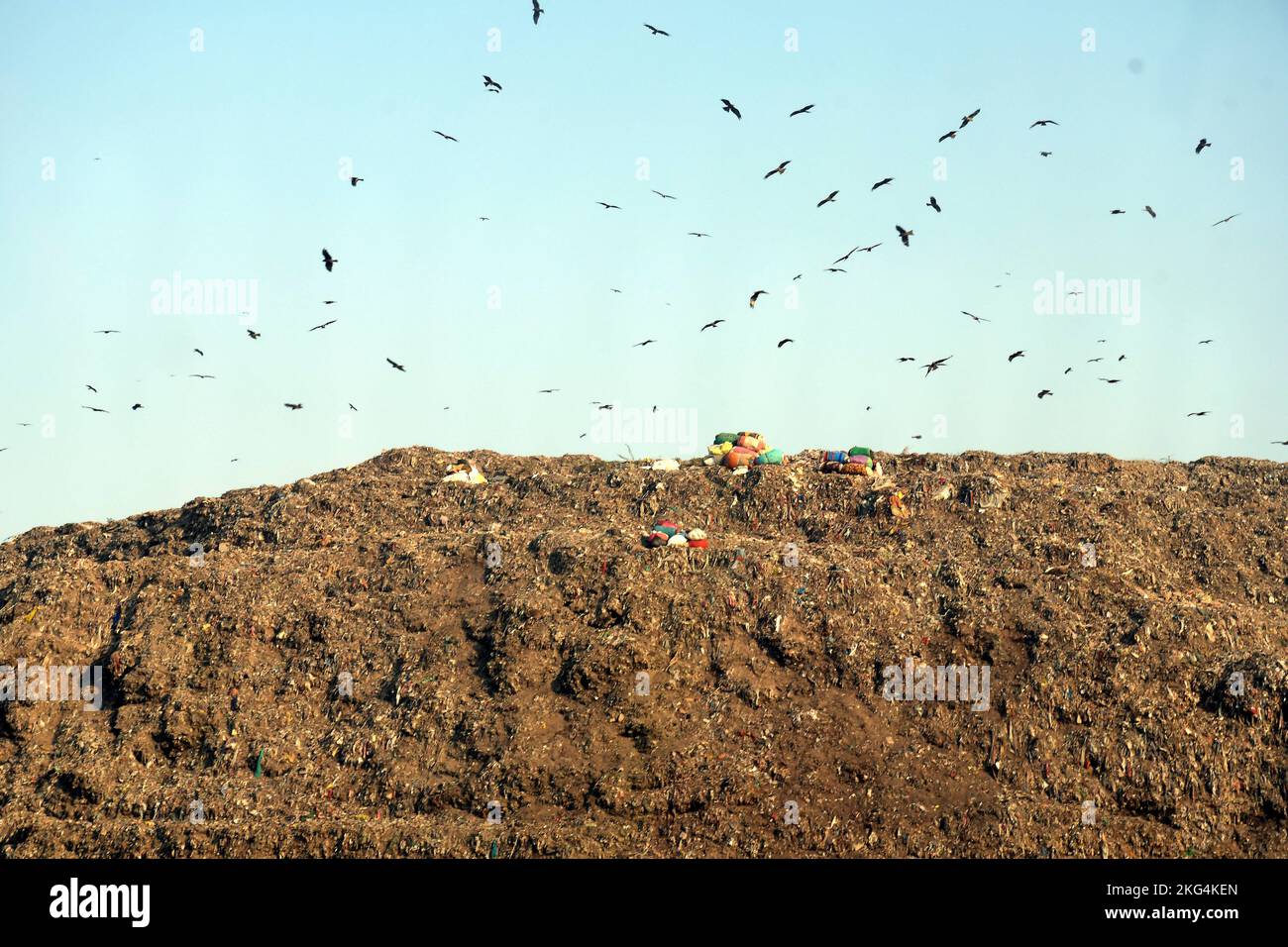 New Delhi, New Delhi, India. 21st Nov, 2022. work in progress Sanitary ...