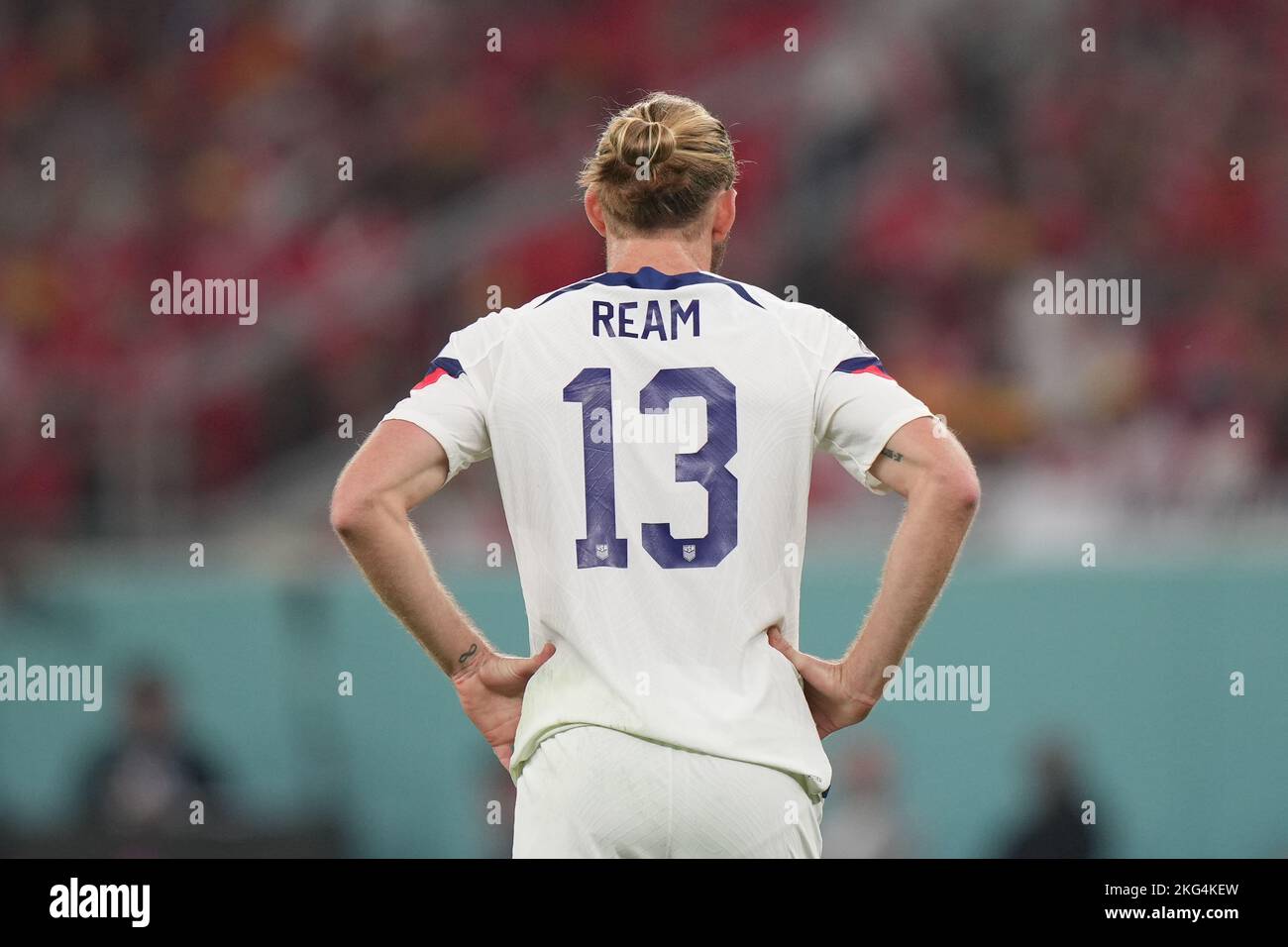 Doha, Qatar. 21st Nov, 2022. Tim Ream of USA during the, Qatar. , . in ...