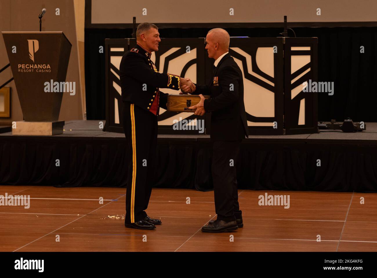 U.S. Marine Lt. Gen. George W. Smith Jr., the commanding general of I ...