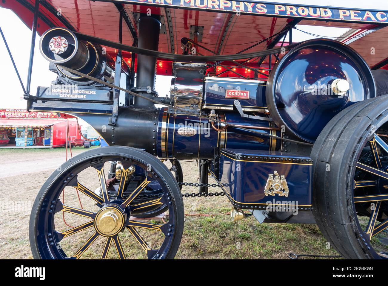 Tarrant Hinton.Dorset.United Kingdom.August 25th 2022.A 1920 Fowler R3 ...