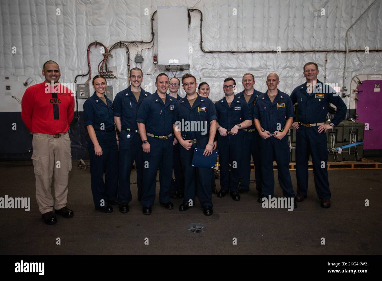 Capt. Matthew Mulcahey, right, the first-in-class aircraft carrier USS ...