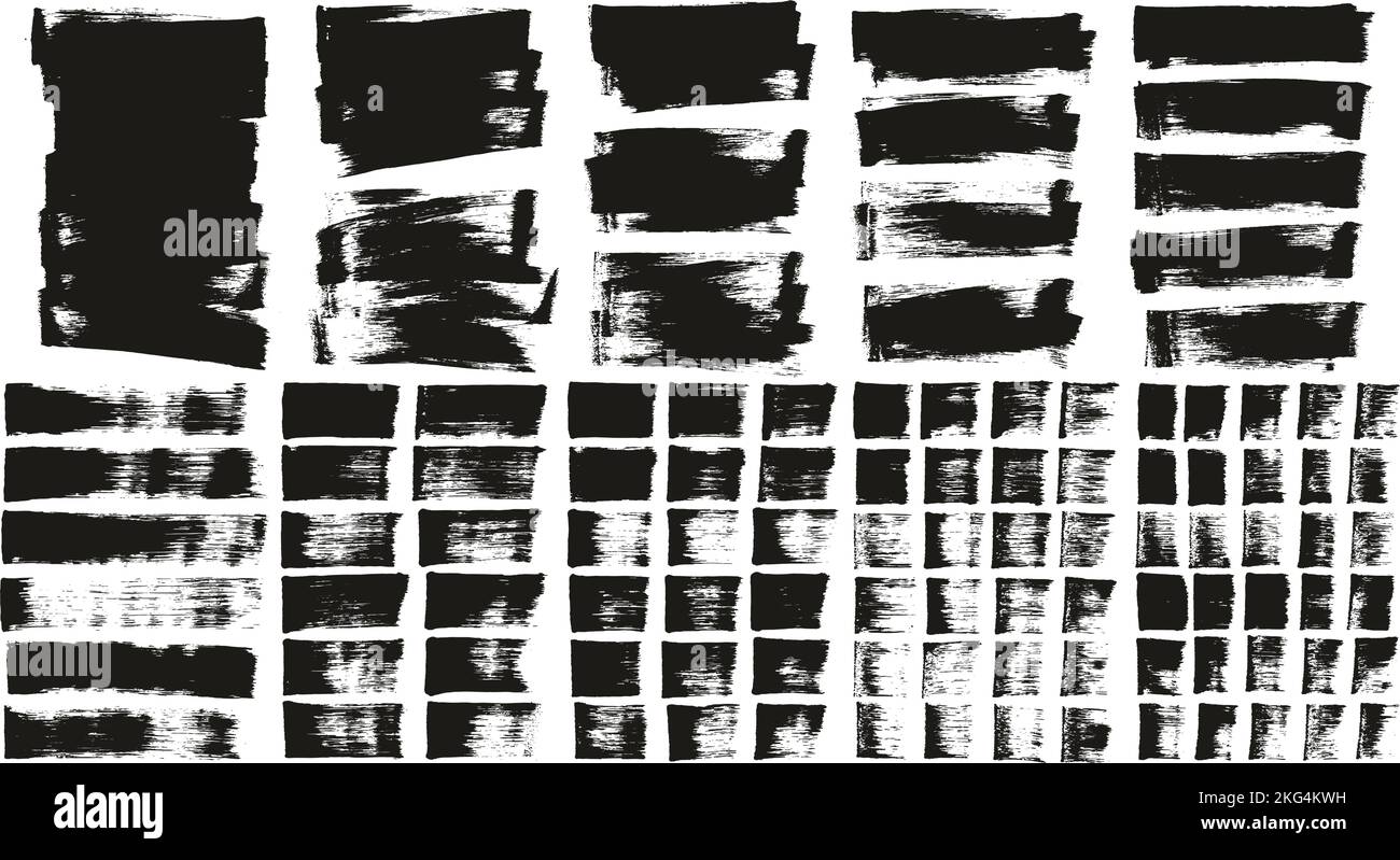 Flat Sponge Regular Artist Brush Long Background & Straight Lines Mix ...