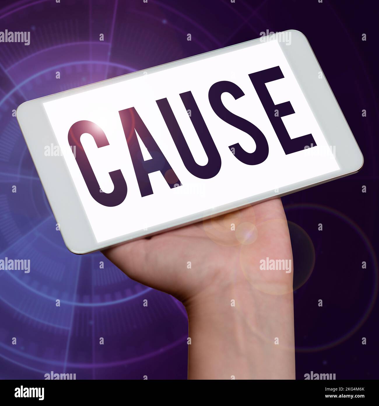 Hand writing sign Cause. Internet Concept Person Thing that gives rise ...