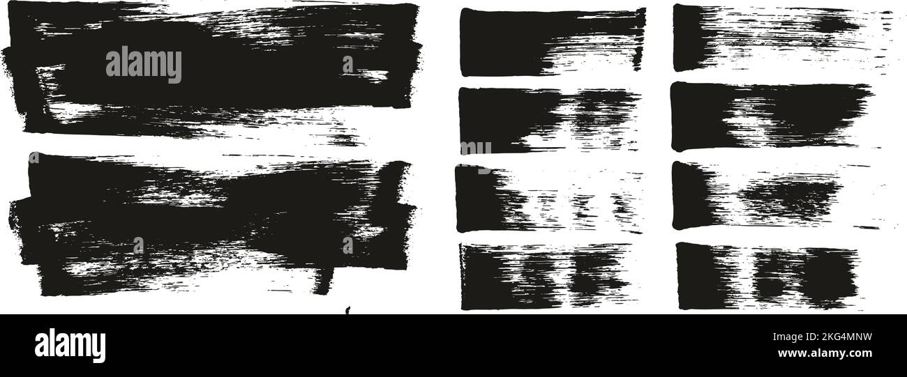 Flat Sponge Regular Artist Brush Long Background & Straight Lines Mix ...