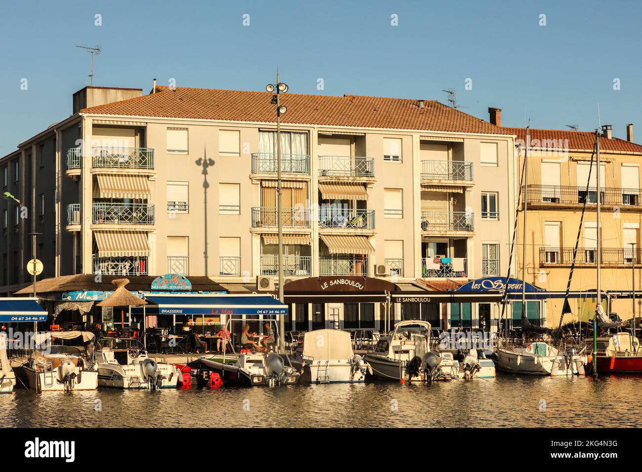 Meze harbor france hi-res stock photography and images - Alamy