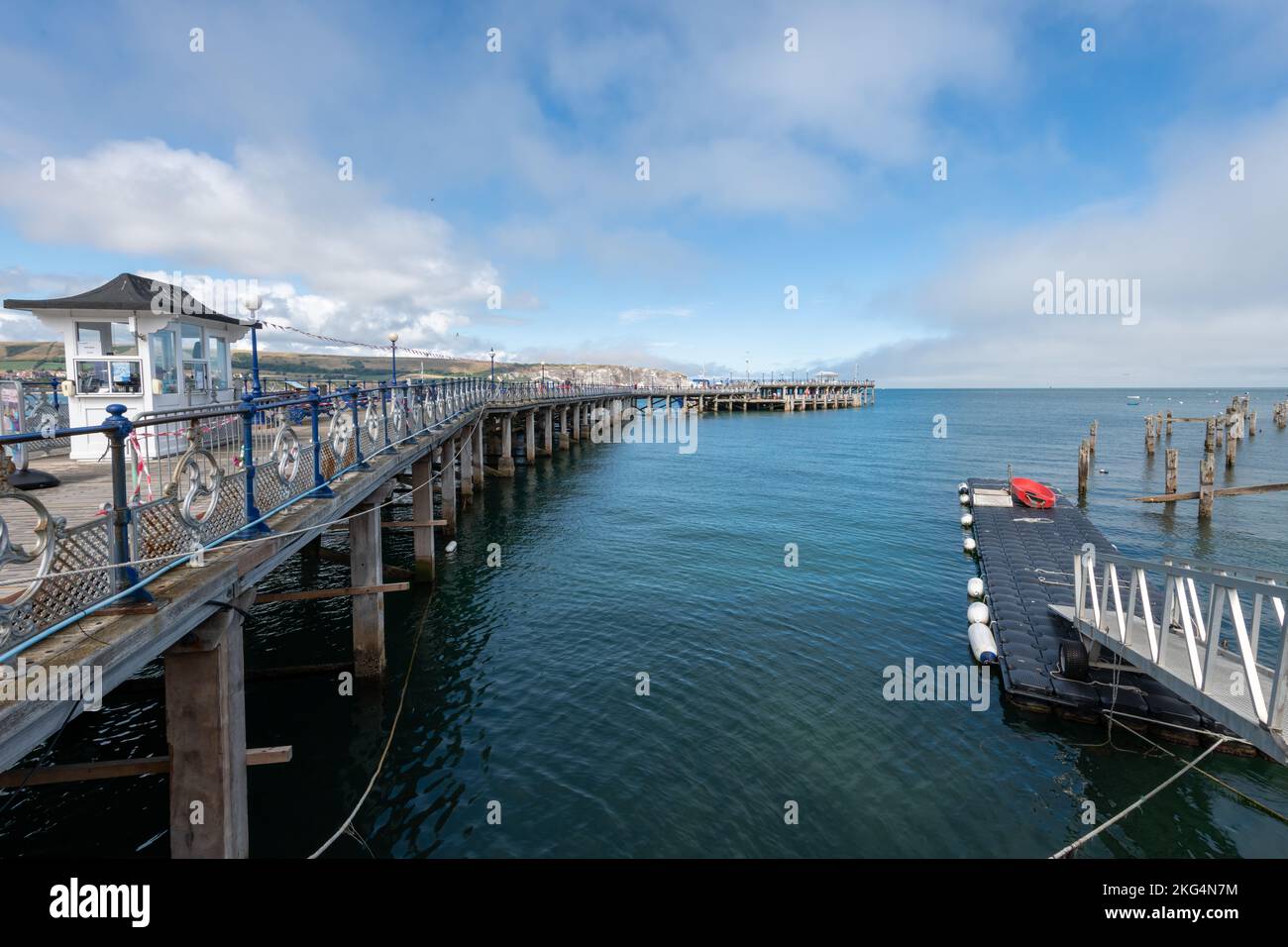Swanage pier in Dorset Stock Photo - Alamy
