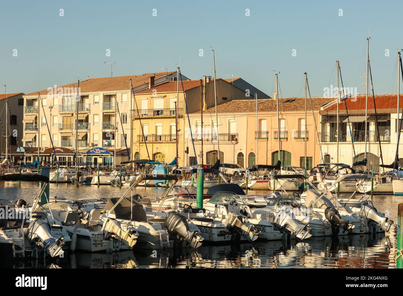 Meze harbor france hi-res stock photography and images - Alamy