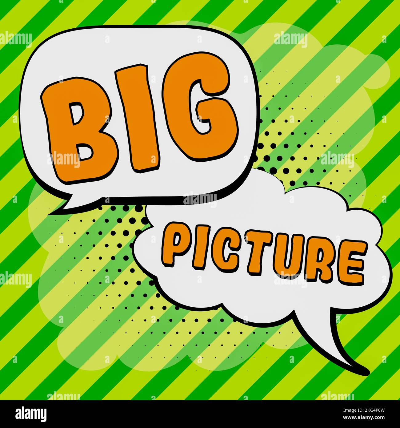 Sign displaying Big Picture. Business concept most important facts ...