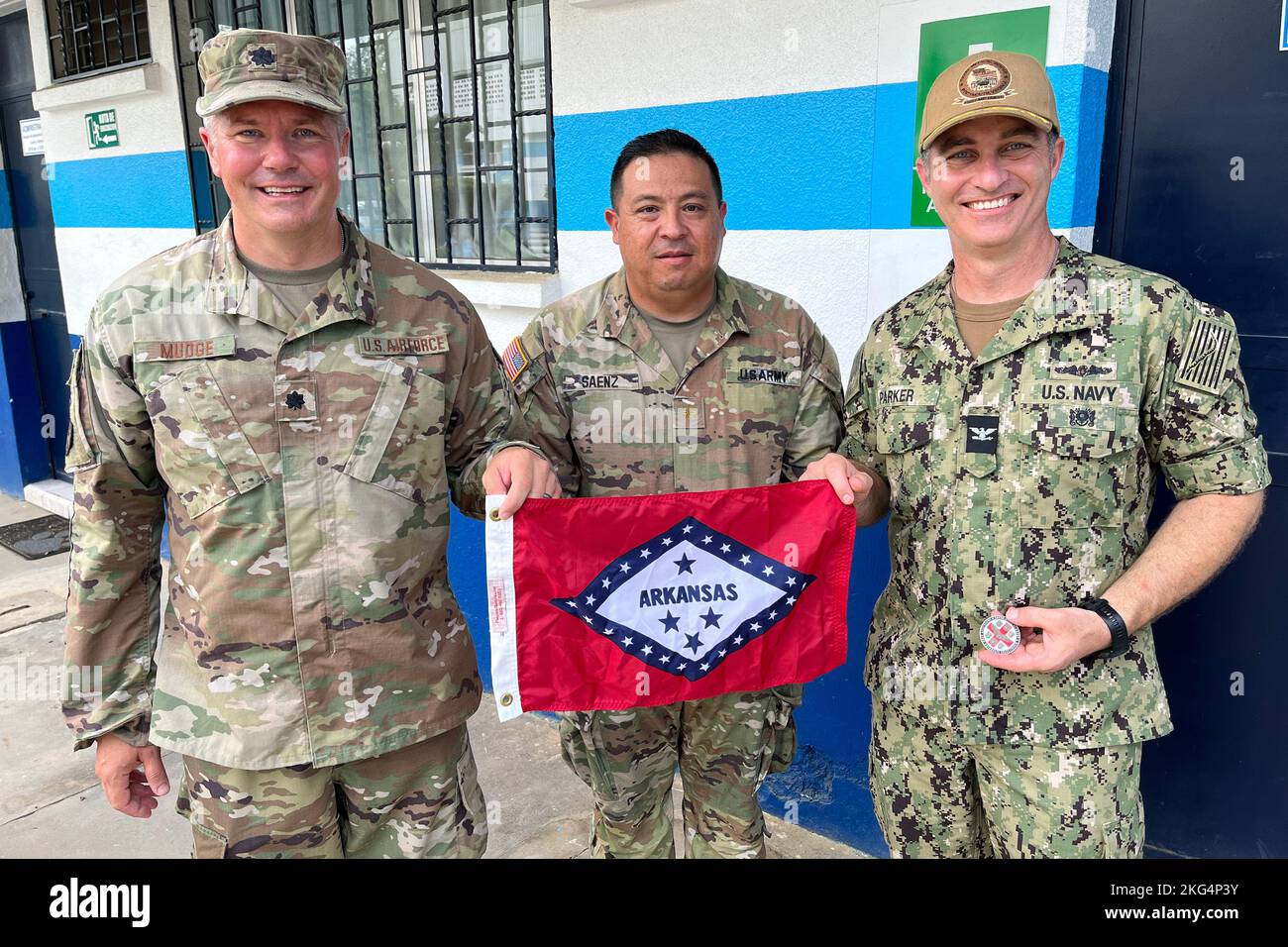 Lt. Col. Peter Mudge, Air Force Officer in Charge and 188th Medical ...