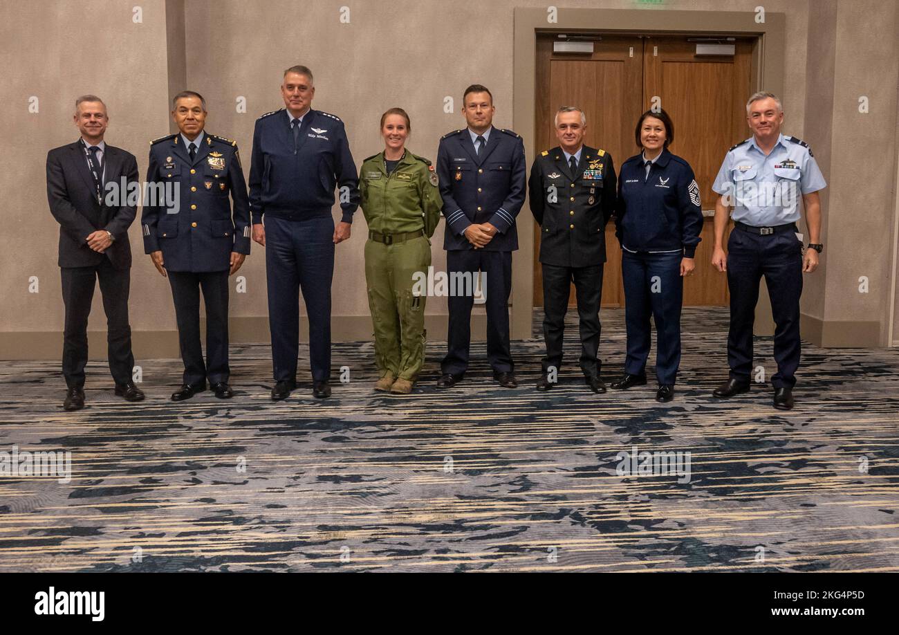 Gen. Mike Minihan, Air Mobility Command commander, and Chief Master ...