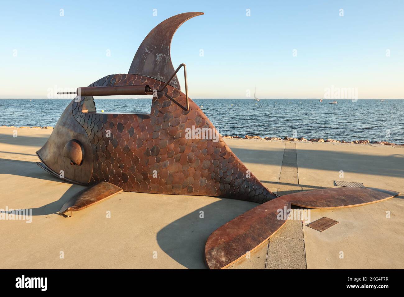 Meze,Herault,South of France,France,French,harbour,harbor,port,marina ...