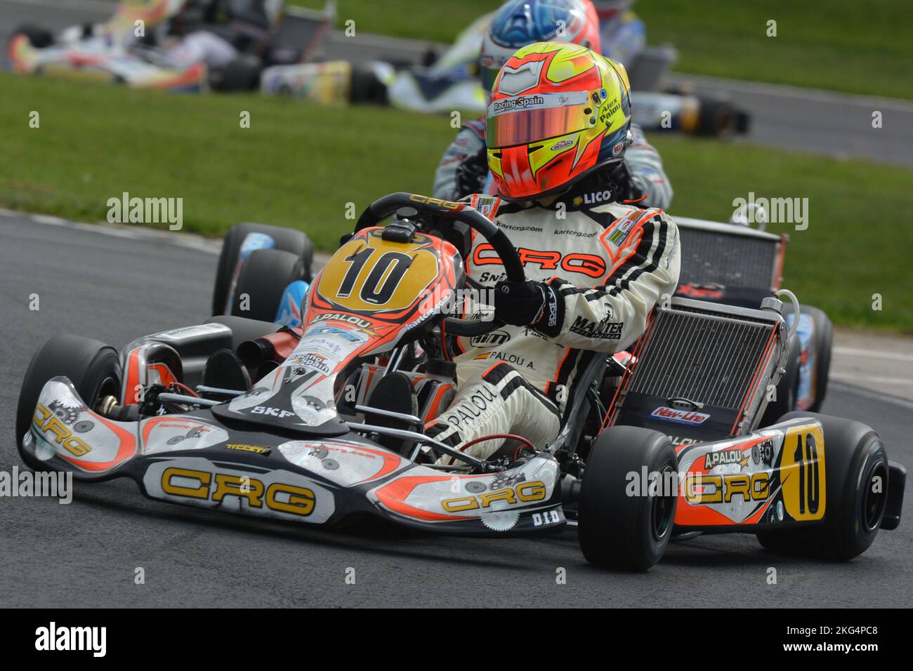 Spanish racing driver Alex Palou who drives for Chip Ganassi Racing in ...