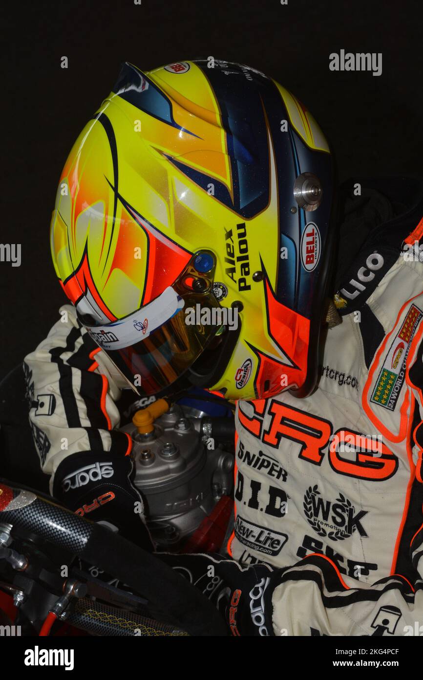 Spanish racing driver Alex Palou who drives for Chip Ganassi Racing in ...