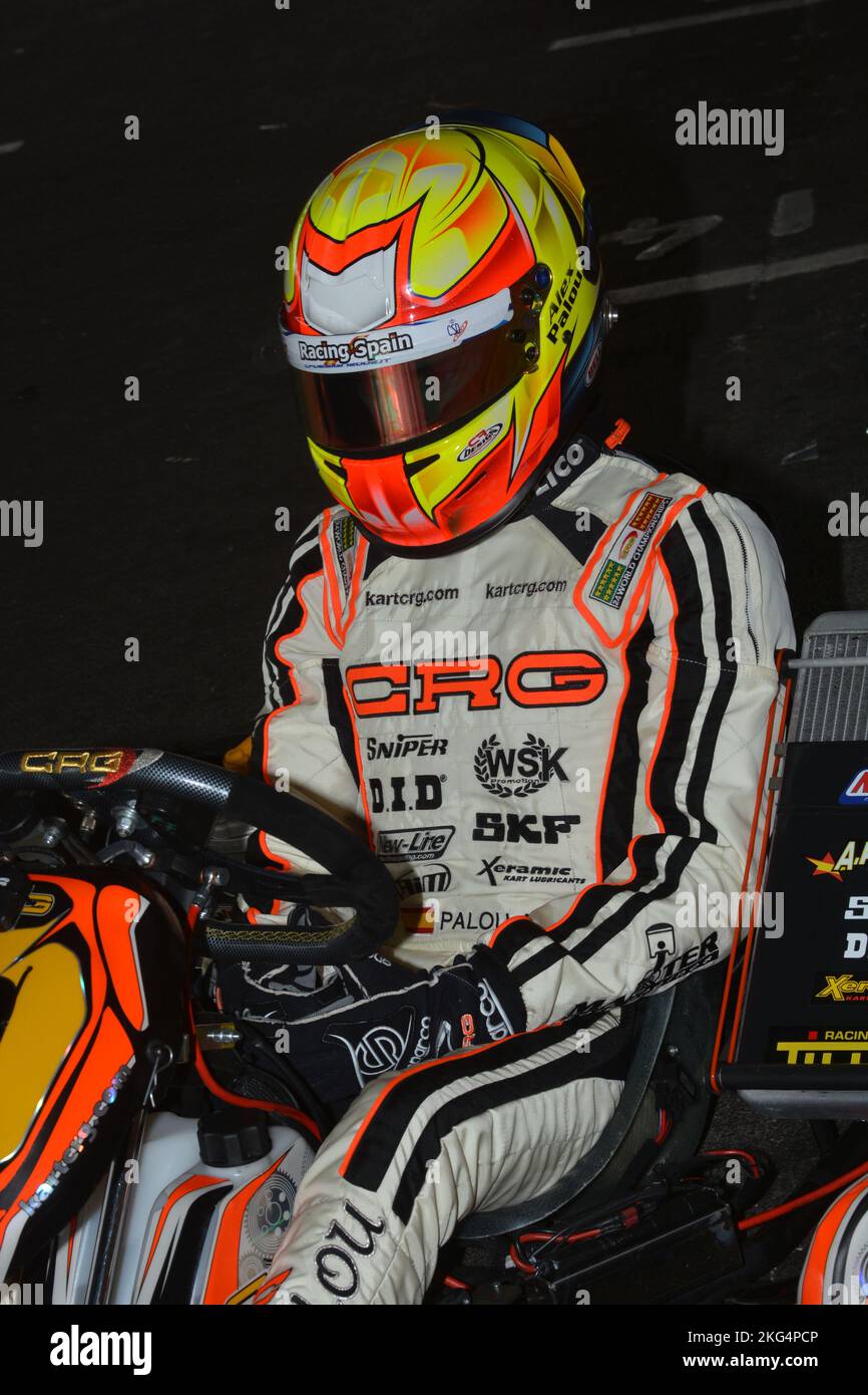 Spanish racing driver Alex Palou who drives for Chip Ganassi Racing in ...