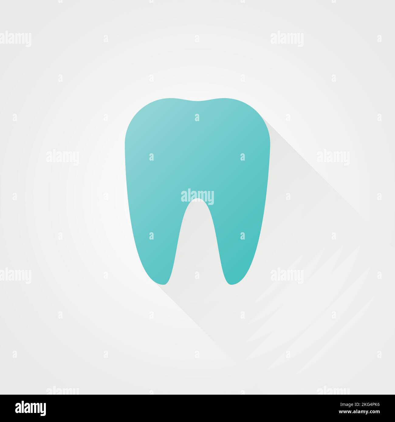 Minimalist tooth icon. Concept of dentist, dental clinic. Vector ...