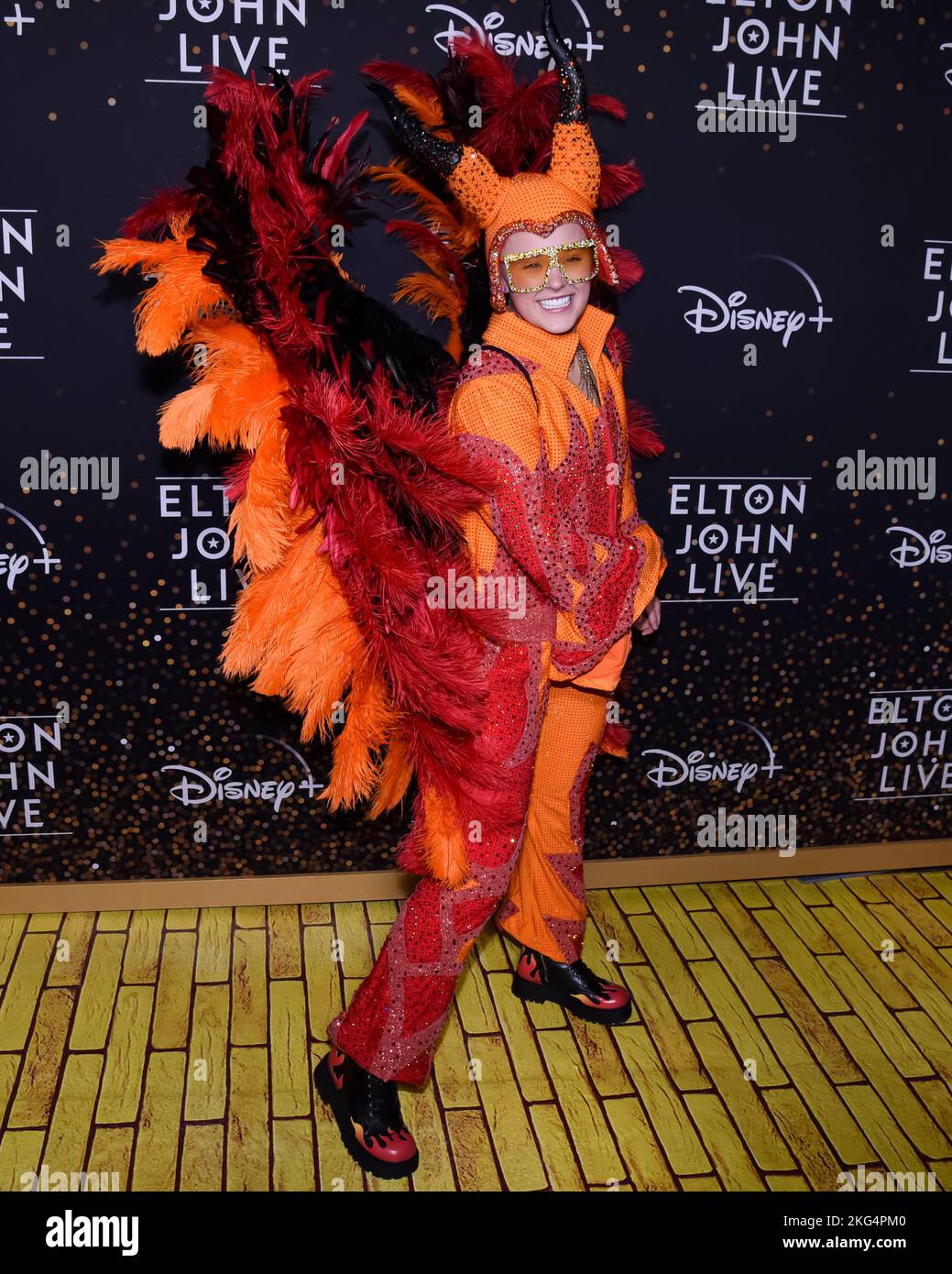 20 November 2022 - Los Angeles, California - JoJo Siwa. Disney+ "Elton ...