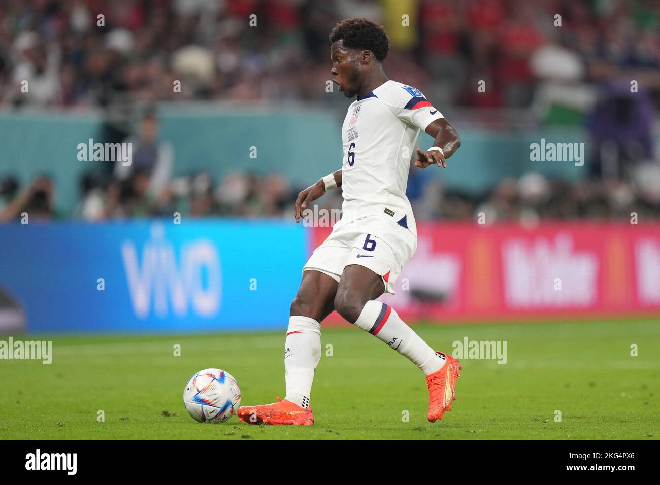 Yunus Musah of USA during the Qatar 2022 World Cup match, group B, date ...