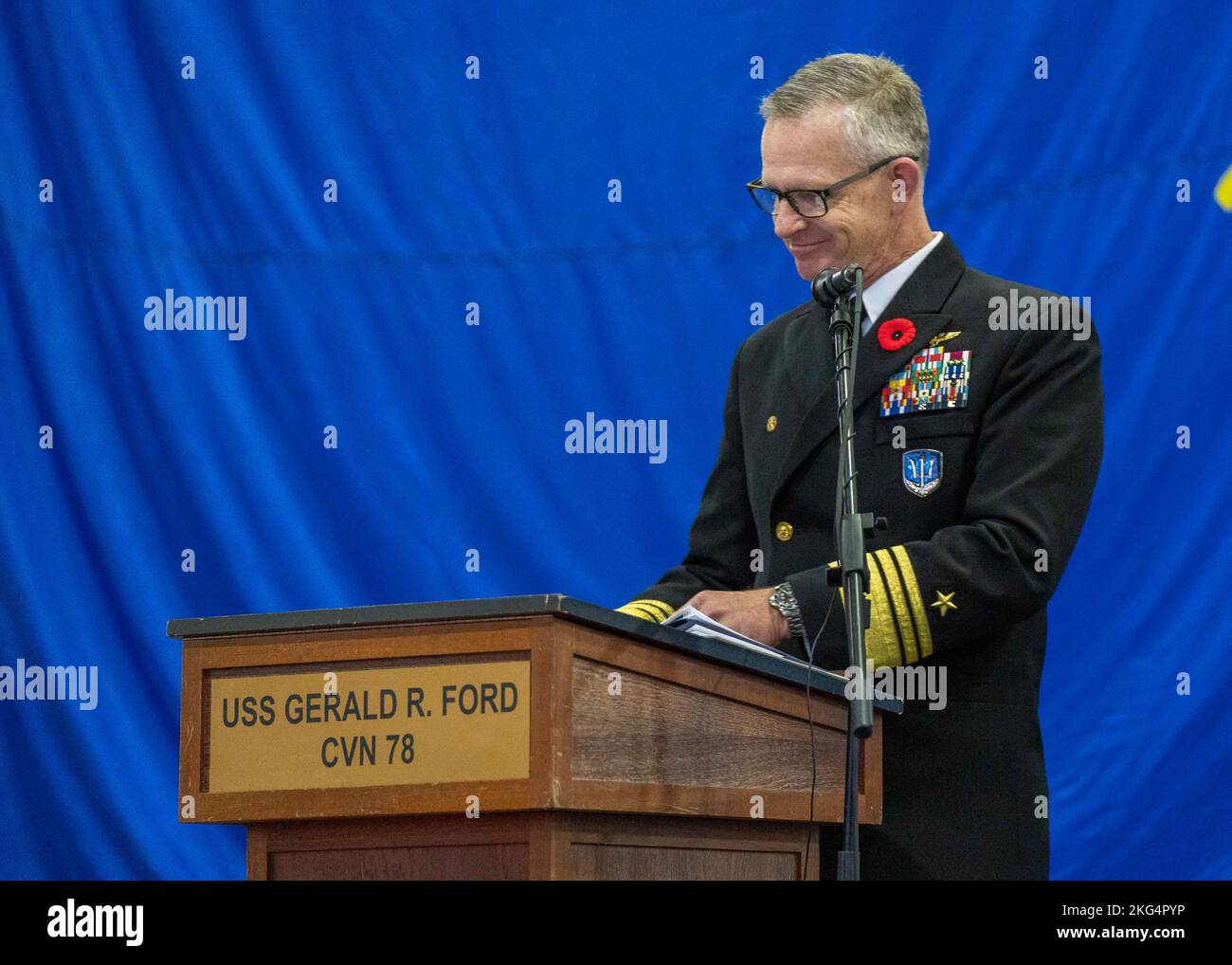 HALIFAX, Nova Scotia (Oct. 29, 2022) Vice Adm. Daniel Dwyer, commander ...