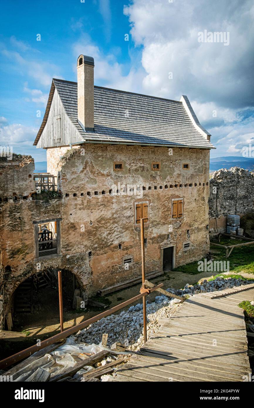 Uhrovec castle ruins hi-res stock photography and images - Alamy