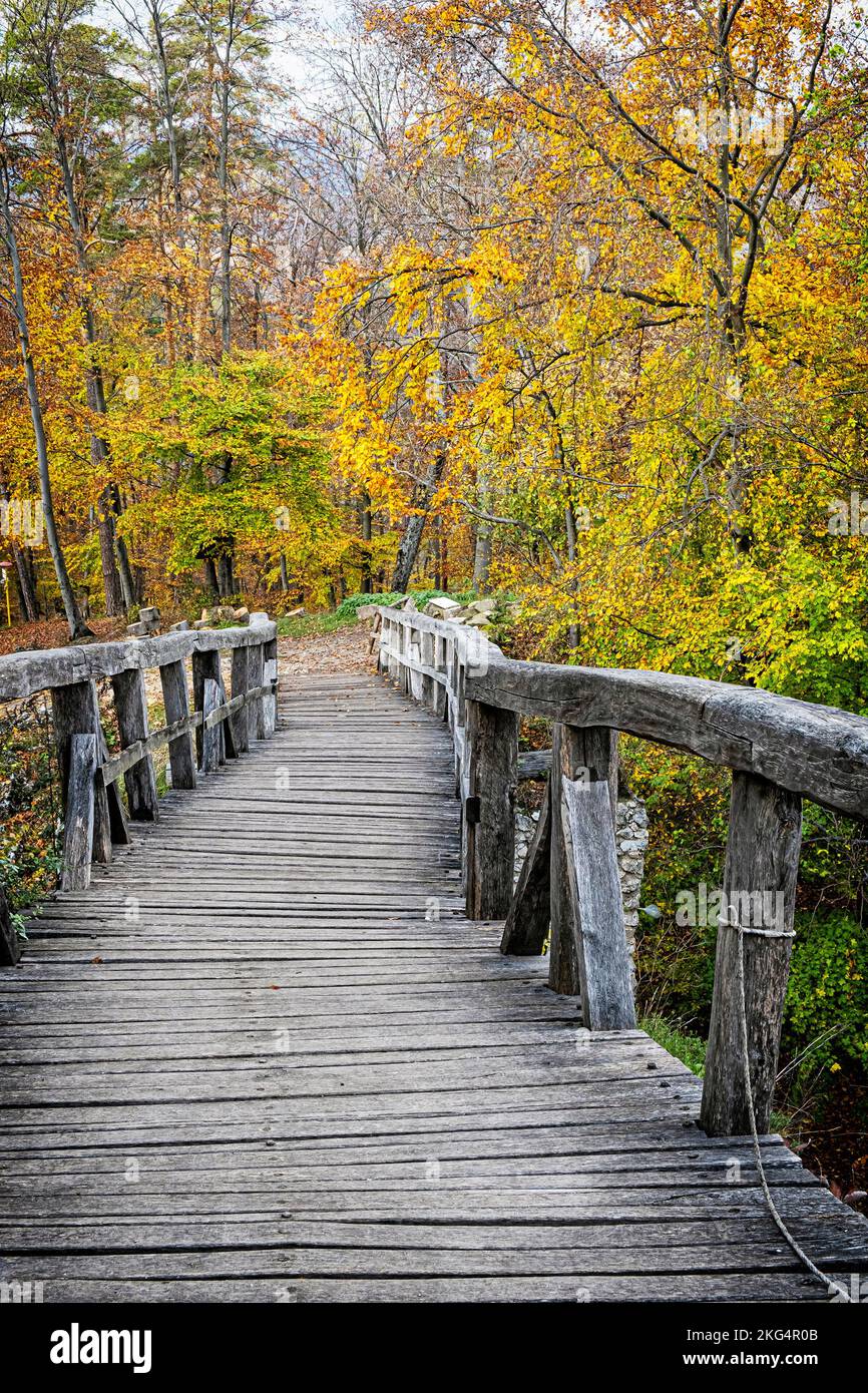 Uhrovec castle ruins, Strazov mountains, Slovak republic. Travel ...