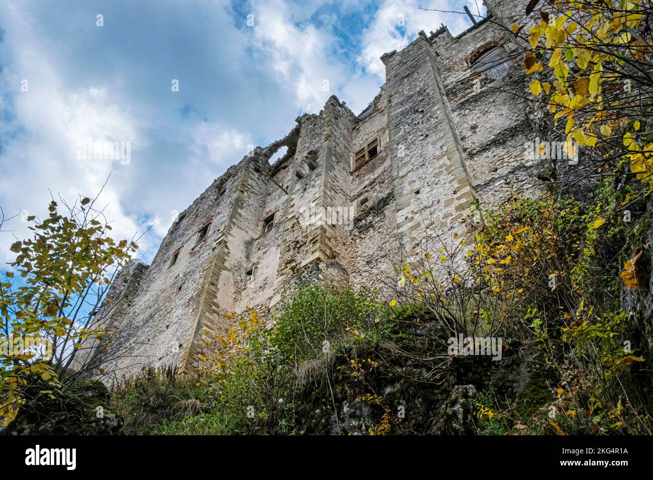 Uhrovec castle ruins, Strazov mountains, Slovak republic. Travel ...