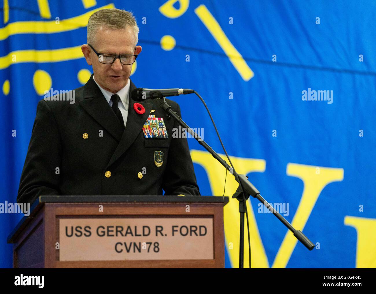 HALIFAX, Nova Scotia (Oct. 29, 2022) Vice Adm. Daniel Dwyer, commander ...