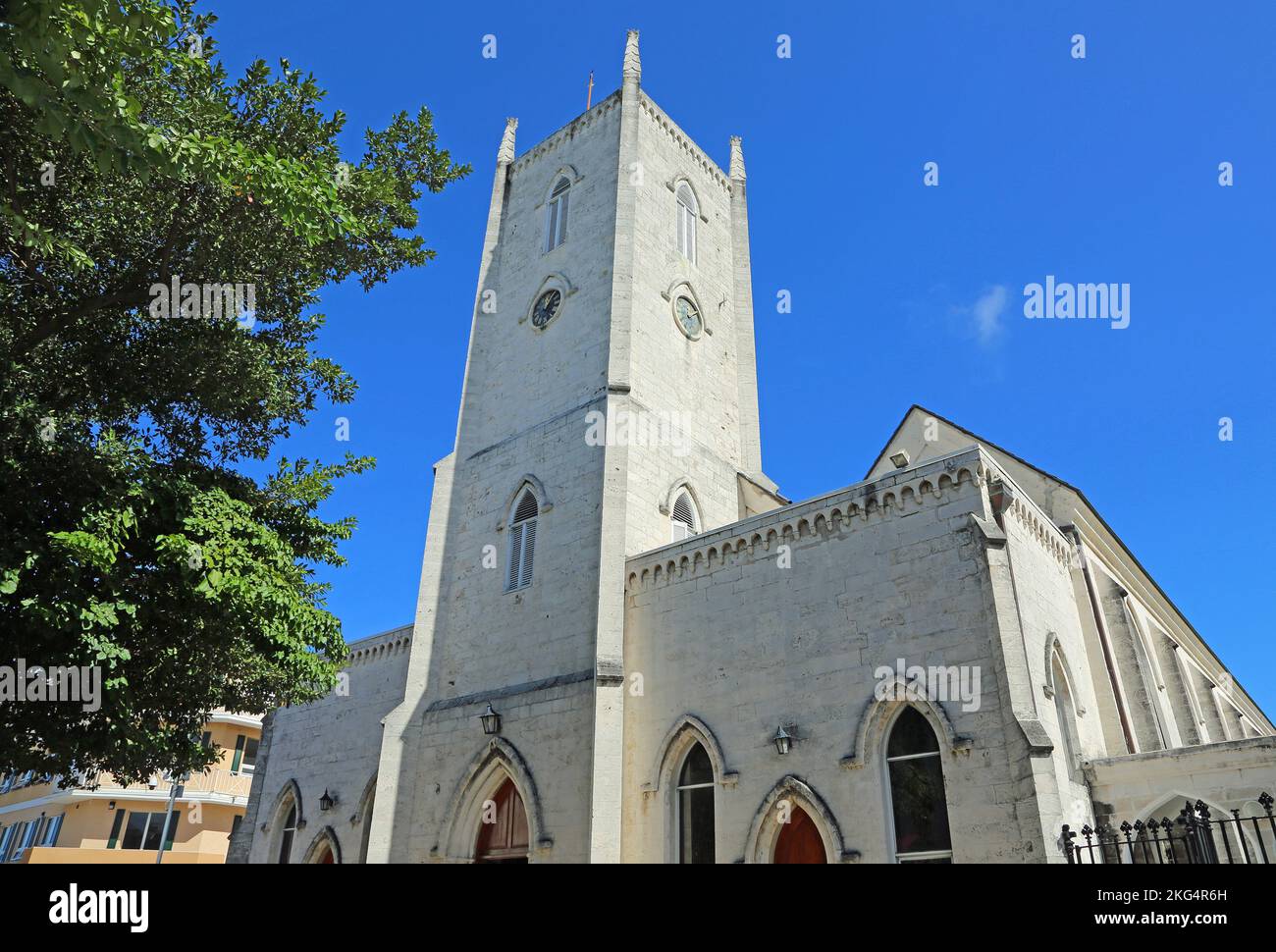 View at Christ Church Cathedral - Nassau, The Bahamas Stock Photo - Alamy