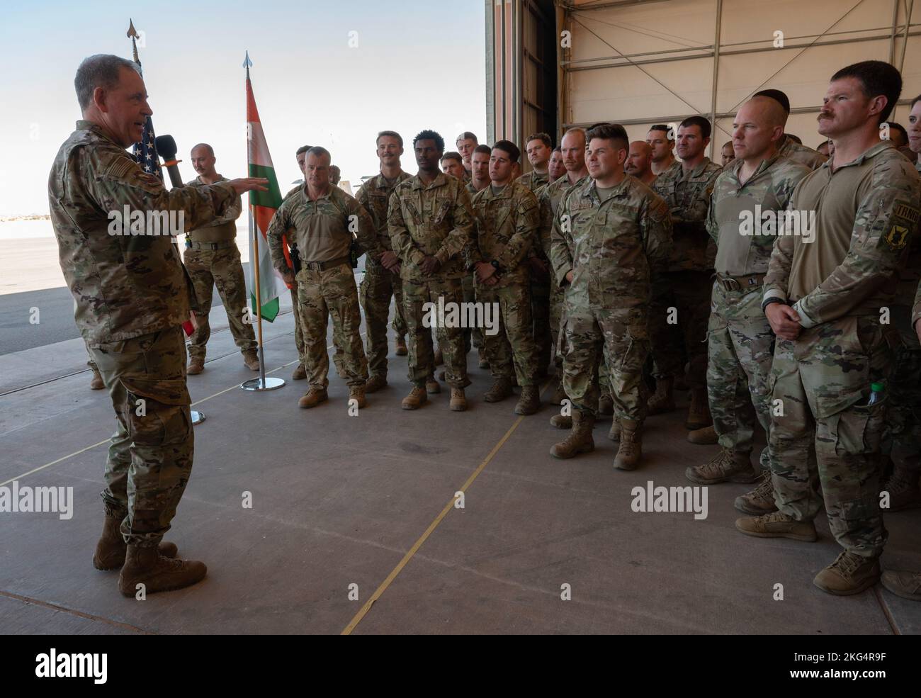 AIR BASE 201, Niger - U.S. Air Force Gen. James Hecker, U.S. Air Forces ...