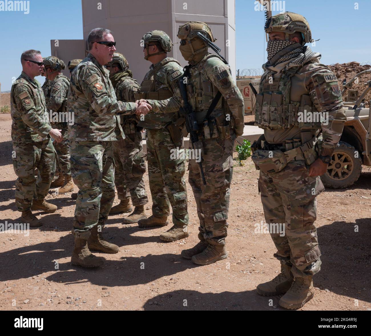 AIR BASE 201, Niger - U.S. Air Force Gen. James Hecker, U.S. Air Forces ...