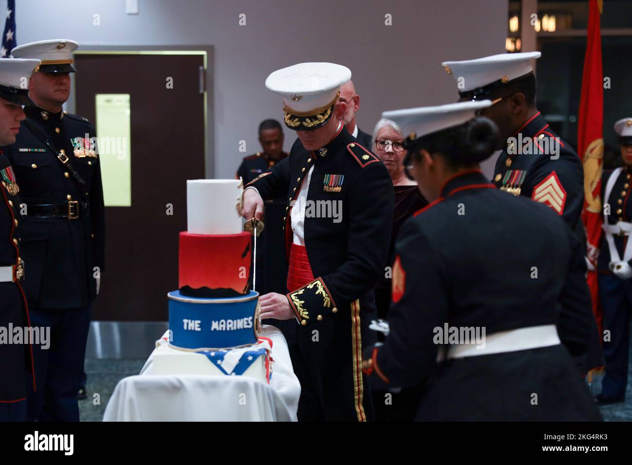 U.S. Marine Corps Maj. Edward Kay III, commanding officer of Recruiting ...