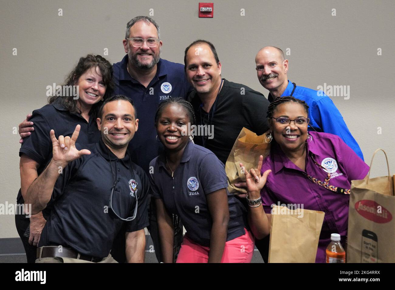 Fort Myers, FL, USA - (Oct. 29, 2022) - A FEMA DSA team at a Disaster ...