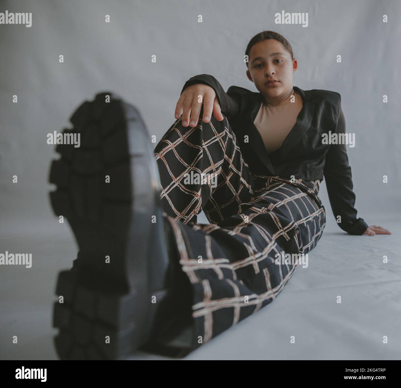 Fashion model posing in hi-res stock photography and images - Alamy