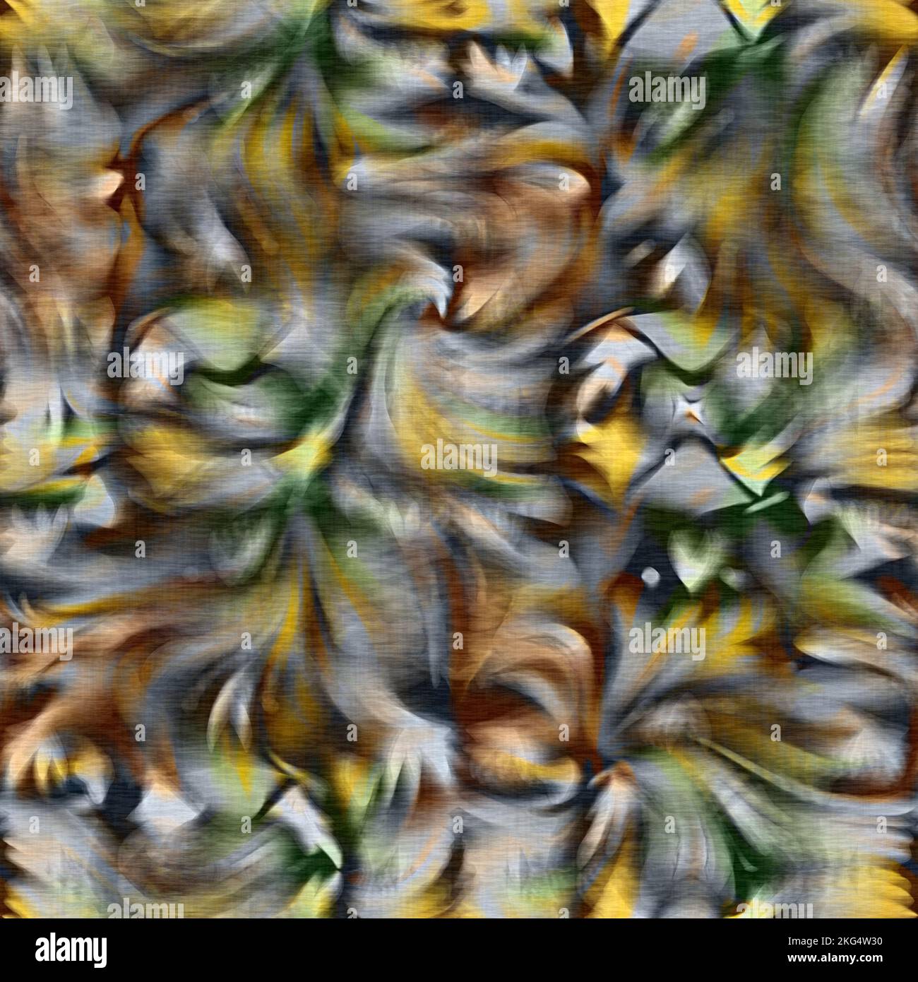 Marbled floral decorative pattern. Seamless botanical wash for organic ...