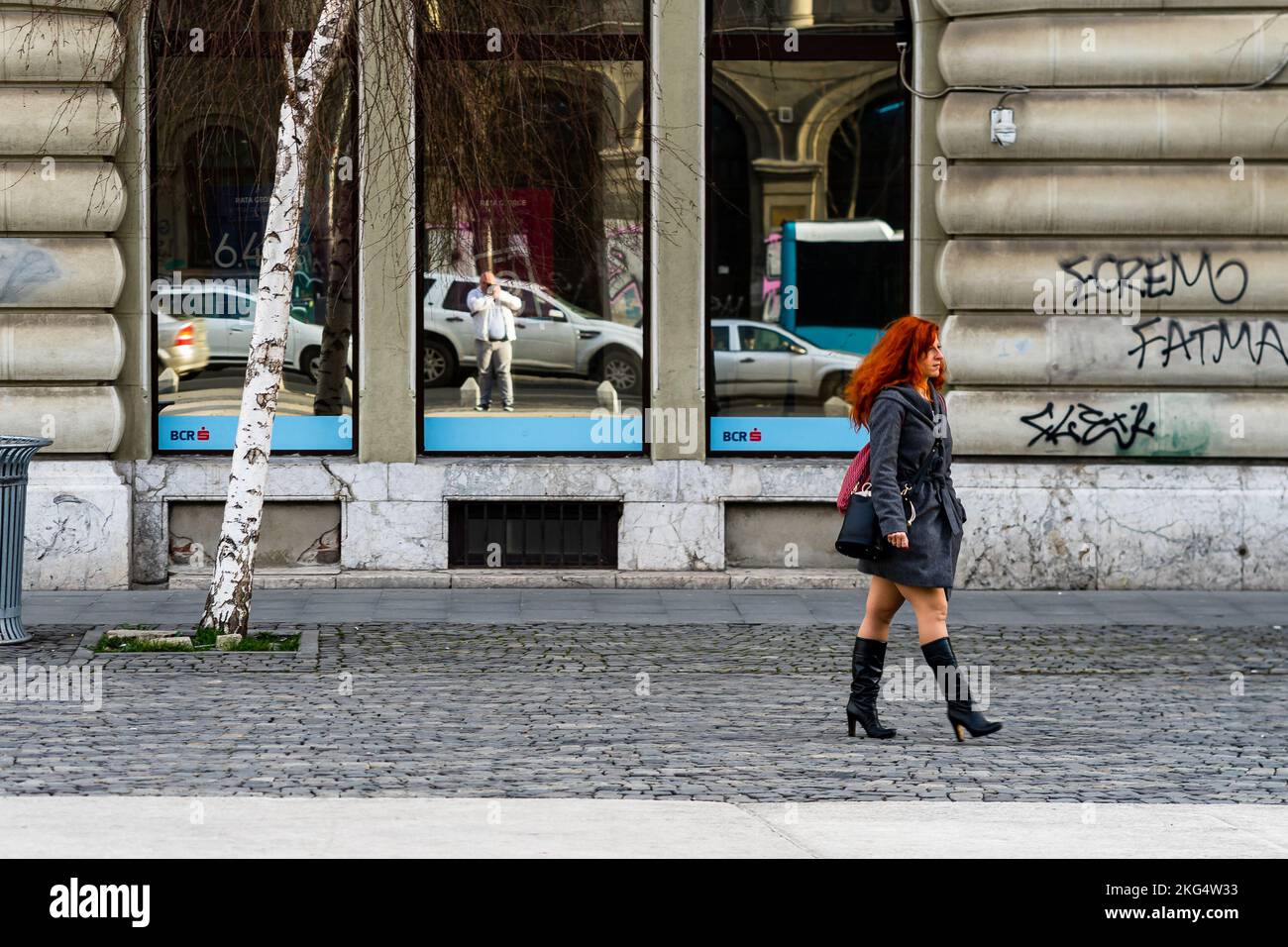 People and tourists wander the streets of the Bucharest Old Town, Romania, 2022 Stock Photo - Alamy