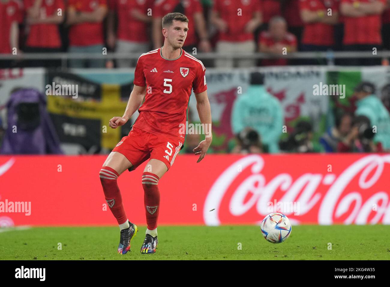 Chris Mephan of Wales during the Qatar 2022 World Cup match, group B ...