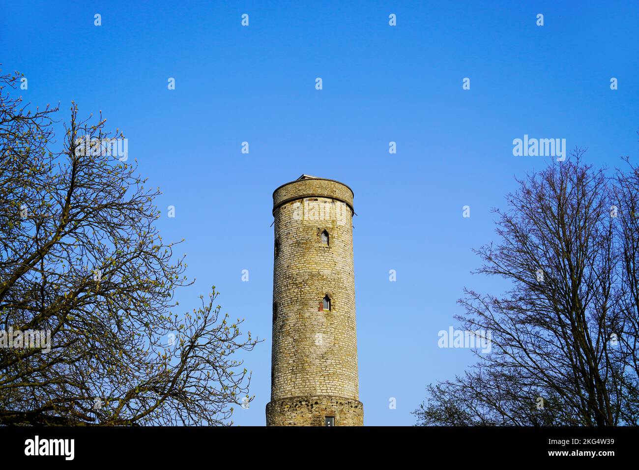 An old observation tower Soestwarte in the district of Warendorf ...