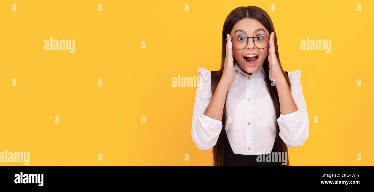 Smart girl face hi-res stock photography and images - Alamy