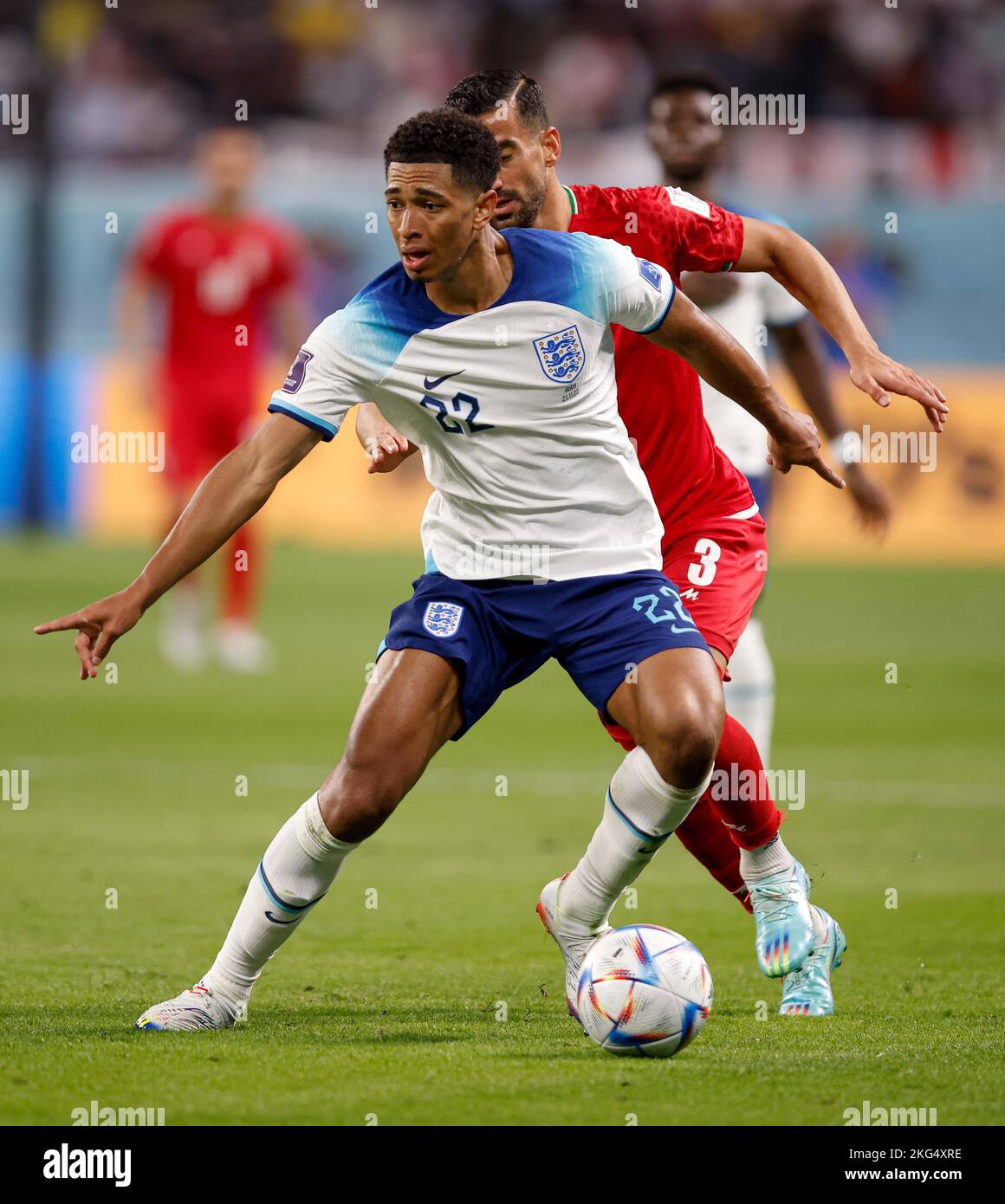 Doha, Catar. 21st Nov, 2022. BELLINGHAM Jude of England during a match ...