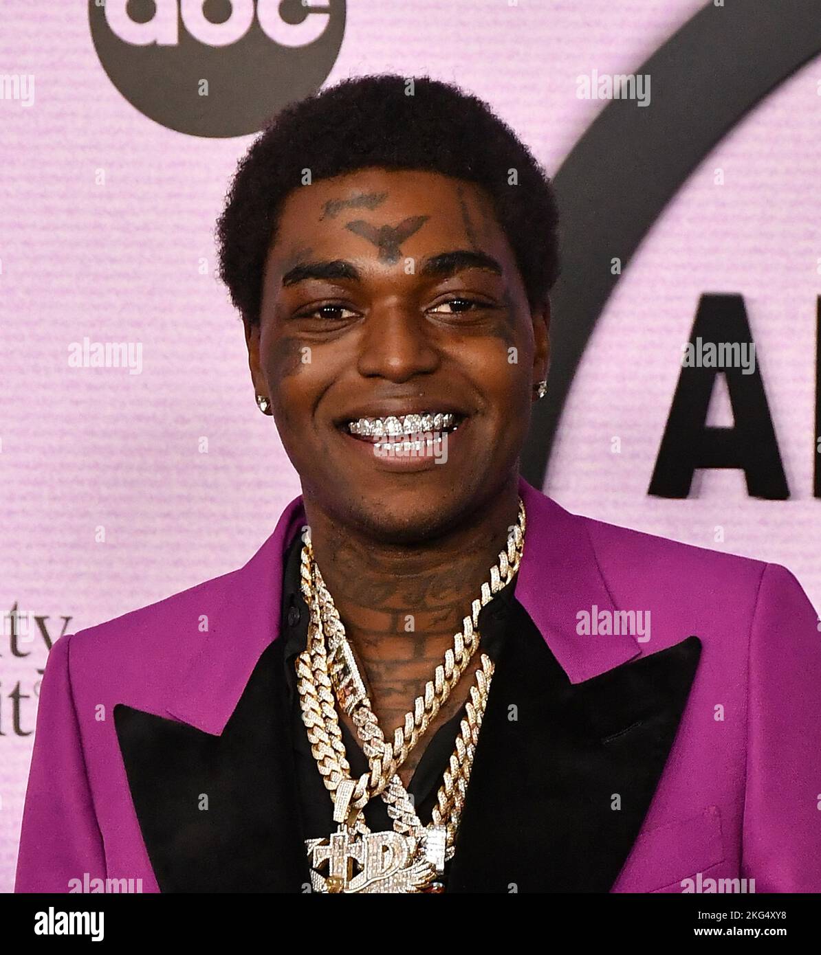 Kodak Black attends the 2022 American Music Awards at Microsoft Theater ...