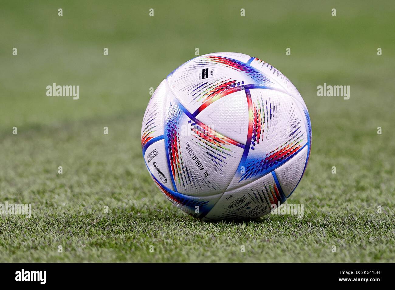 Doha, Catar. 21st Nov, 2022. Al Rihla, the official ball of the World ...
