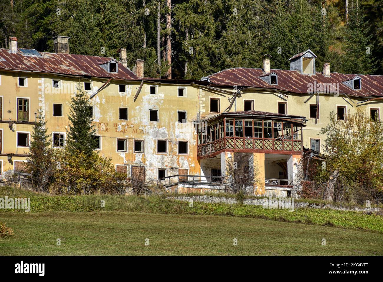 Prags, Pragsertal, Außerprags, Südtirol, Lost Place, Hotel, verfallen ...