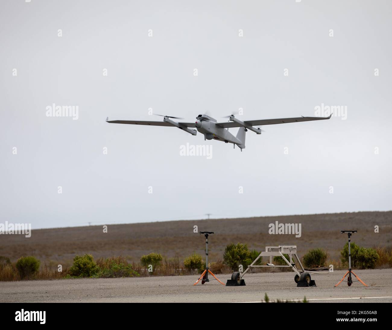 A Jump 20 Group 3 Unmanned Aerial System takes off on Oct. 13, 2022, on ...