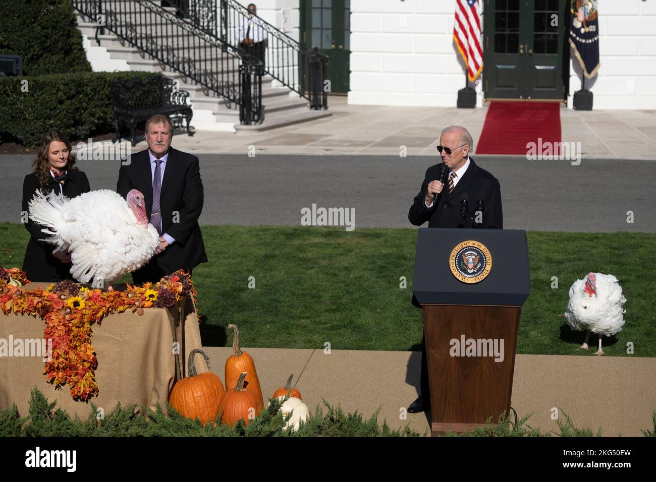 United States President Joe Biden pardons the National Thanksgiving ...