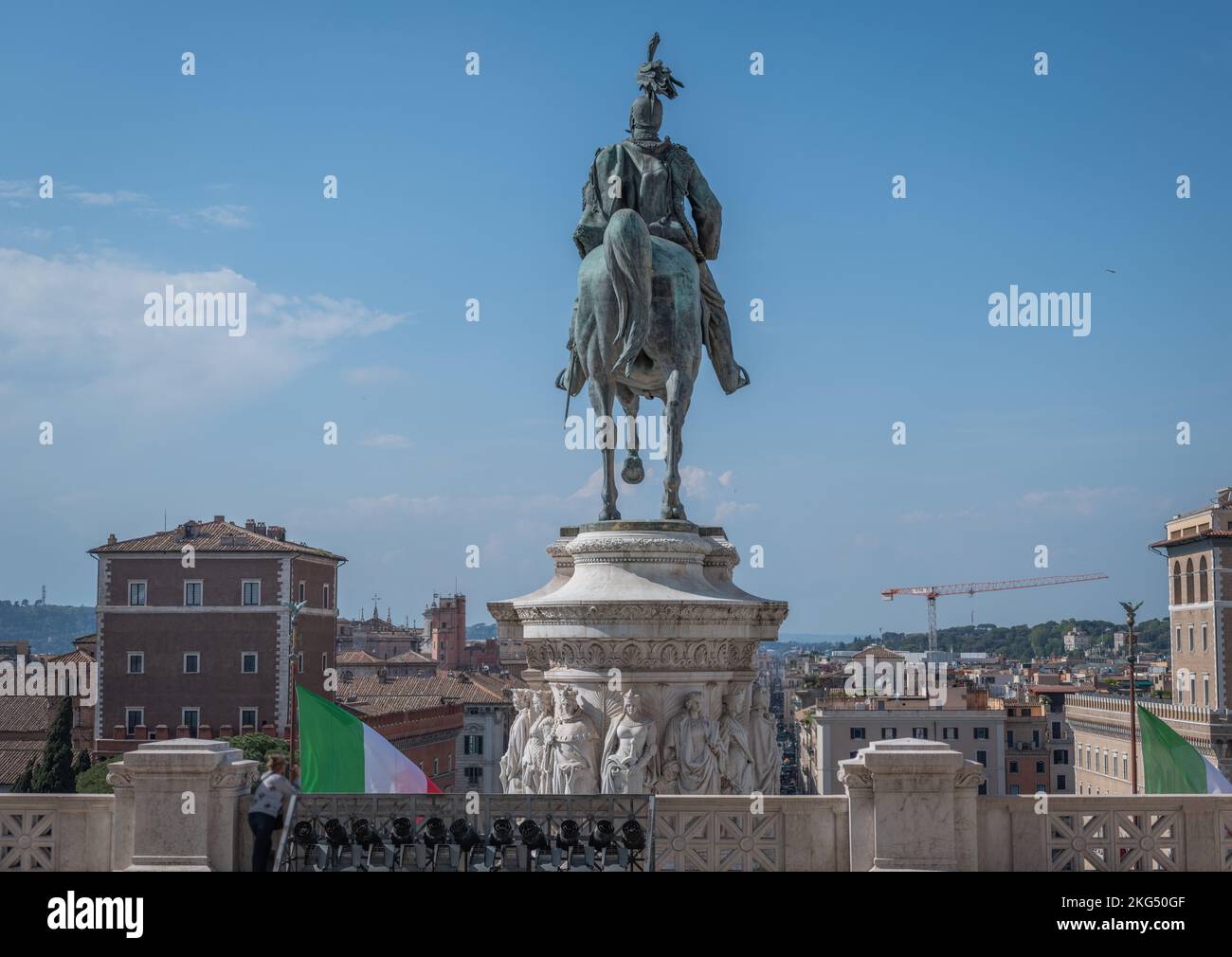 Statue of king victor emmanuel ii hi-res stock photography and images ...