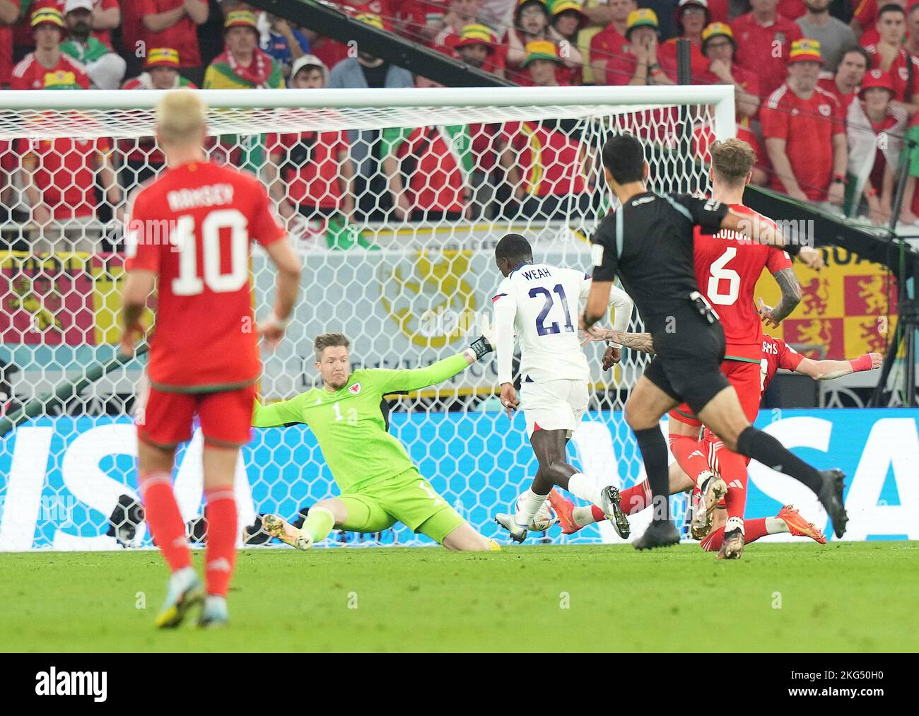 Ar Rayyan, Qatar. November 21, 2022, Ahmad bin Ali Stadium, Doha, QAT ...