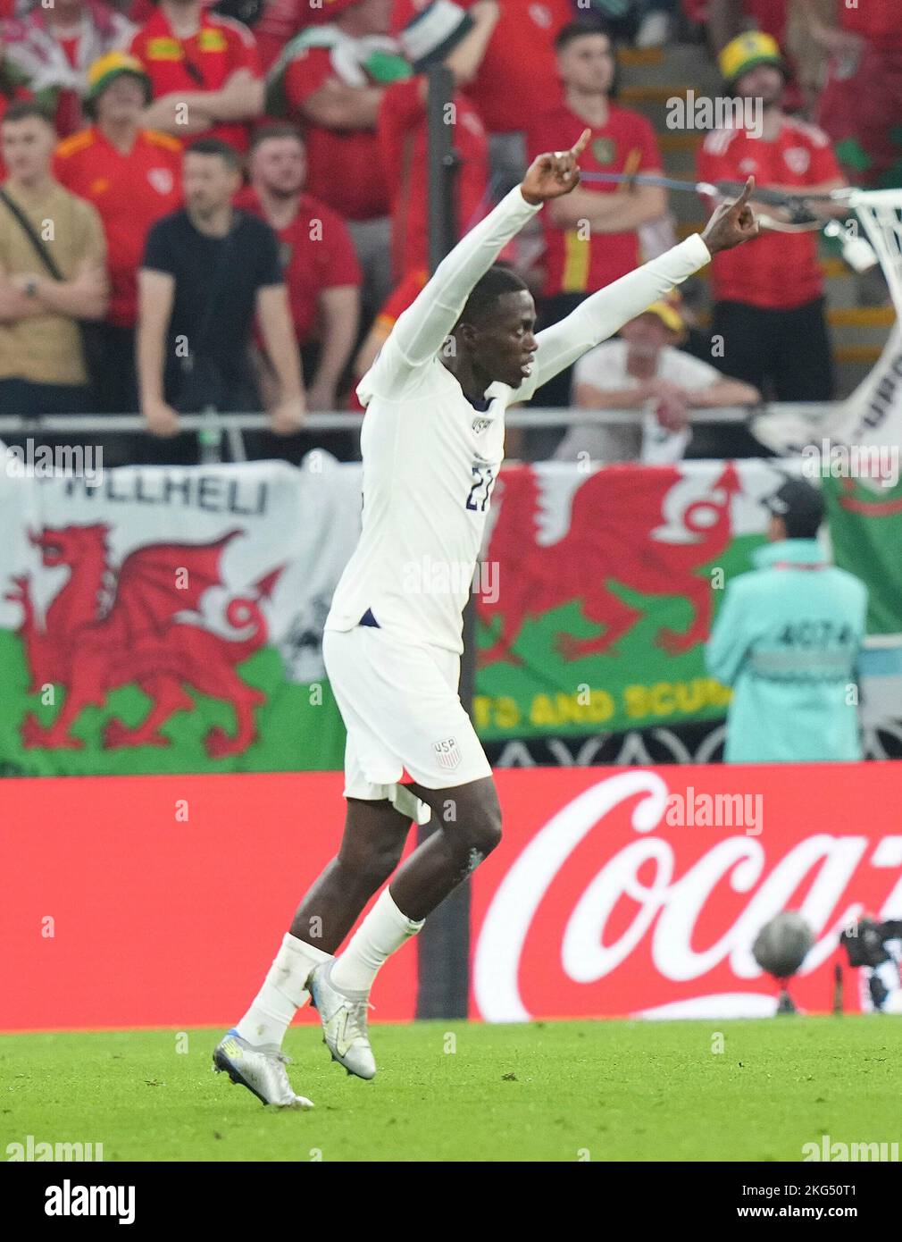 Ar Rayyan, Qatar. November 21, 2022, Ahmad bin Ali Stadium, Doha, QAT ...