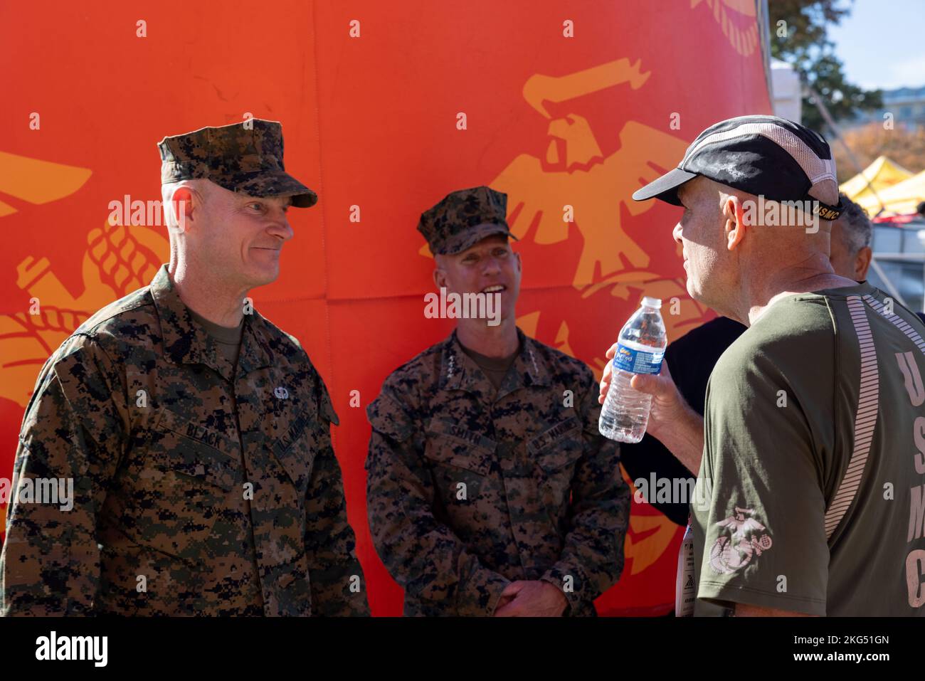 Sergeant Major of the Marine Corps Sgt. Maj. Troy E. Black, left, Gen ...