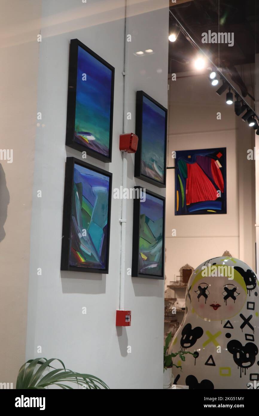 Inside Dubai Design District, Dubai, UAE Stock Photo - Alamy