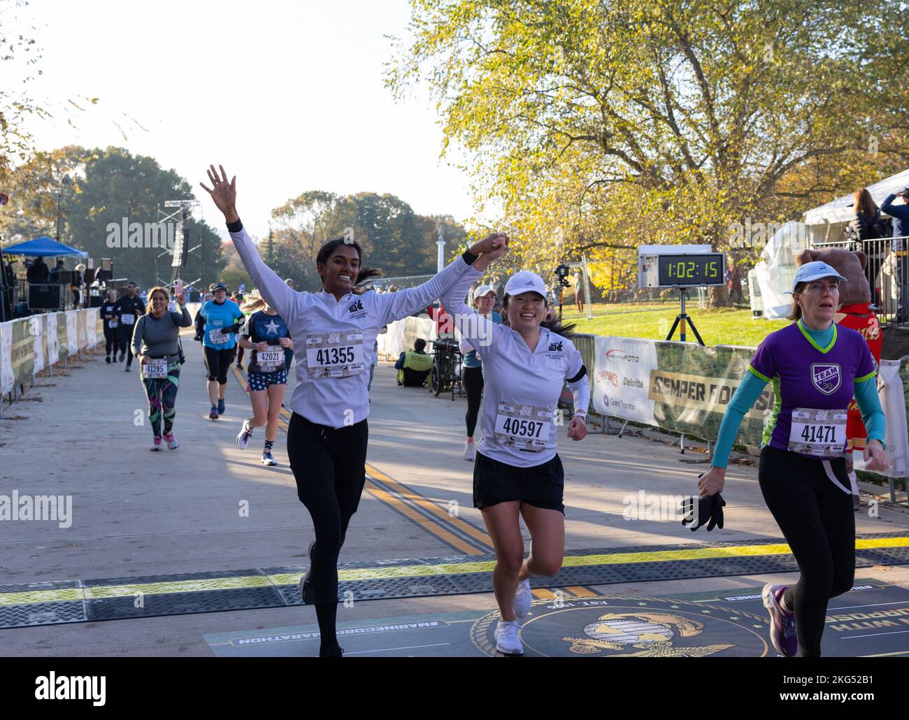 Srija Seenivasan, left, a native of Washington, D.C., and Emily Zhang ...